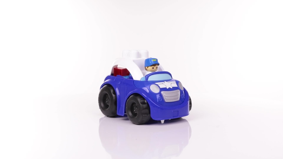 Mega Bloks Peter Police Car Building Set - Walmart.com