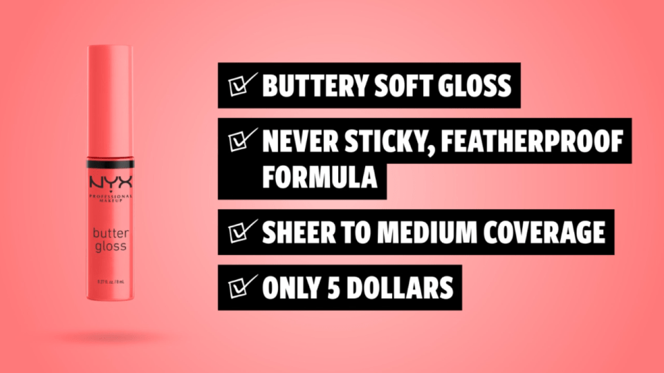 NYX Makeup Butter Gloss, Sugar Glass (Clear), Lip Gloss - Walmart.com