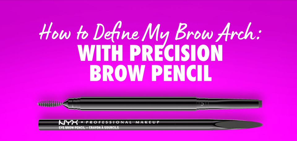 NYX Professional Makeup, Precision Eyebrow Pencil, Ash Brown, Vegan ...